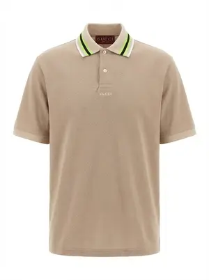 Gucci Cotton Piquet Polo Shirt