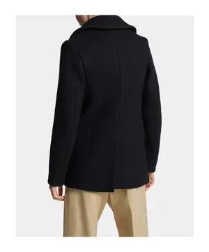 Dsquared2 Dean Double Breasted Peacoat - Blue
