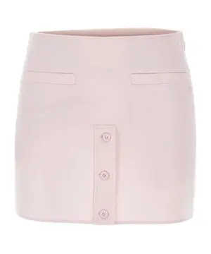 COURREGES Button-detailed Mini Skirt