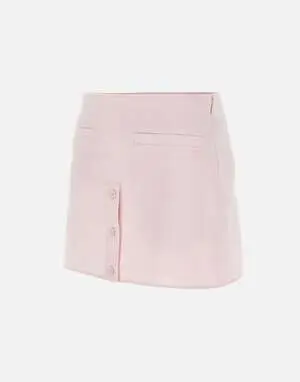 COURREGES Button-detailed Mini Skirt