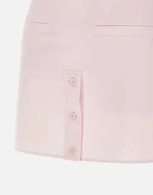 COURREGES Button-detailed Mini Skirt