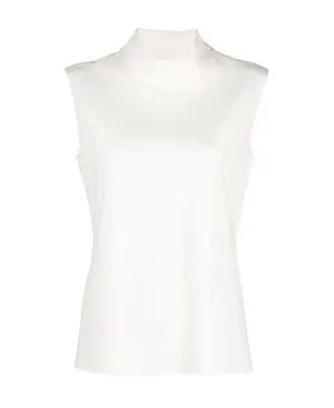 THEORY Theory Mock Neck Sleeveless Top