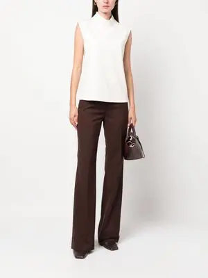 Theory Mock Neck Sleeveless Top