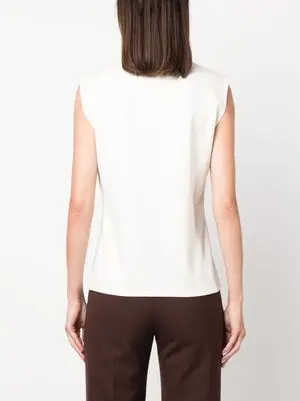 Theory Mock Neck Sleeveless Top
