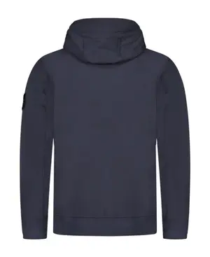 Stone Island Zip-up Drawstring Jacket With Logo Detail