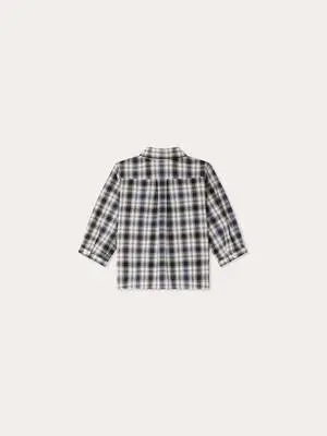 Bonpoint Checked Long-sleeve Shirt