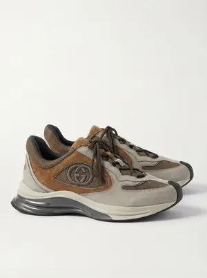 Gucci Run Interlocking G Low-top Sneakers - Multicolor