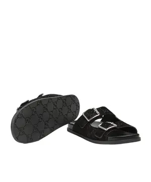 Gucci Gg Embossed Slide Sandals