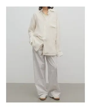 THE ROW Hypnosta Striped Wide-leg Pants