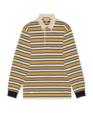 Gucci Striped Polo Shirt