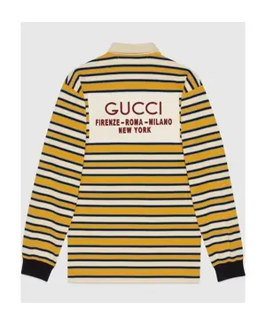 Gucci Striped Polo Shirt