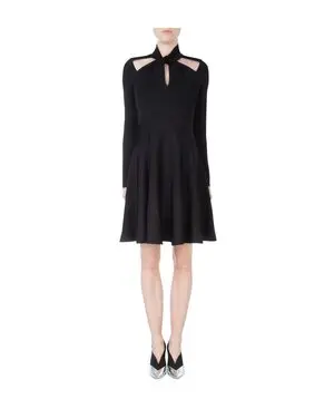 Givenchy Trumpet Dress With Cut-out Neckline
