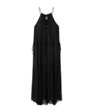 Isabel Marant Étoile Ruffled Tiered Chiffon Midi Dress
