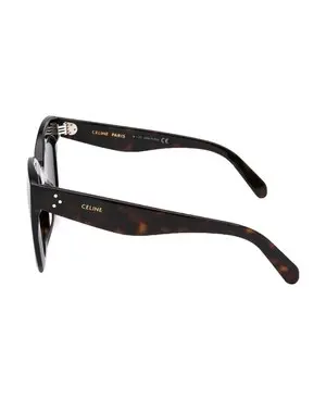 Celine Oversize Frame Sunglasses - Brown
