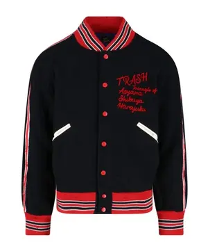 Needles Long-sleeved Buttoned Jacket With Embroidered Logo
