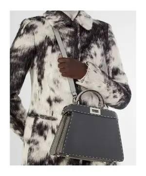 Fendi Peekaboo Iseeu Small Tote Bag - Black