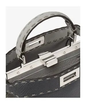 Fendi Peekaboo Iseeu Small Tote Bag - Black