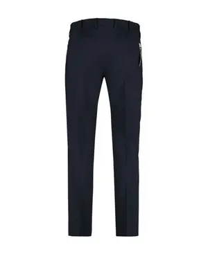 PT TORINO Tailored Cropped Trousers With Feather Detail - Black