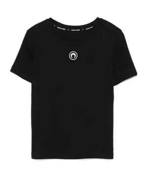 MARINE SERRE Crescent Moon Embroidered Crewneck T-shirt