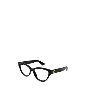 Gucci Cat Eye Frame Eyeglasses - Black