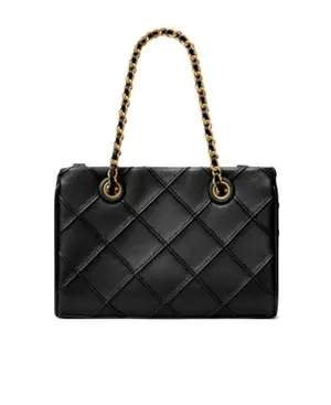 Tory Burch Fleming Logo Embossed Mini Tote Bag