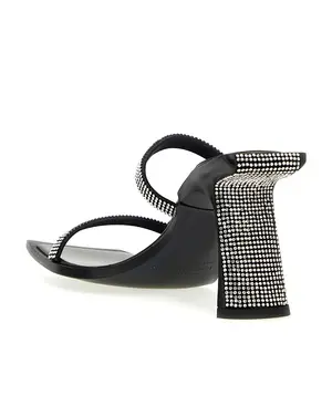 Benedetta Bruzziches Ewa Sequined Sandals - Gray