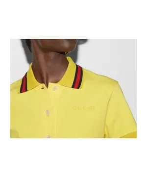 Gucci Embroidered Polo Shirt