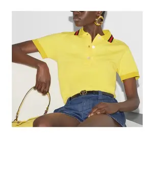 Gucci Embroidered Polo Shirt