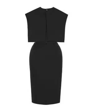 Saint Laurent Cut-out Crewneck Dress