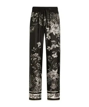 Dolce & Gabbana Floral Print Trousers