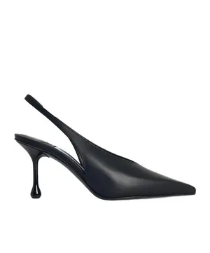 JIMMY CHOO 80mm Isa Pointed-toe Slingback Pumps - Black