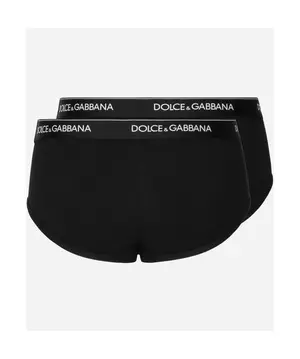 Dolce & Gabbana Dolce Gabbana Logo Waist Boxers - Black