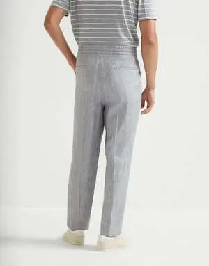 Brunello Cucinelli Leisure Fit Trousers With Drawstring Waist