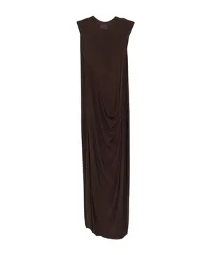 JEAN PAUL GAULTIER Sleeveless Draped Maxi Dress