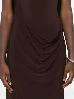 JEAN PAUL GAULTIER Sleeveless Draped Maxi Dress