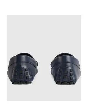Gucci Interlocking G Driver Loafers - Black