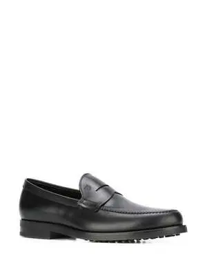 TOD'S Classic Penny Slip-on Loafers - Black