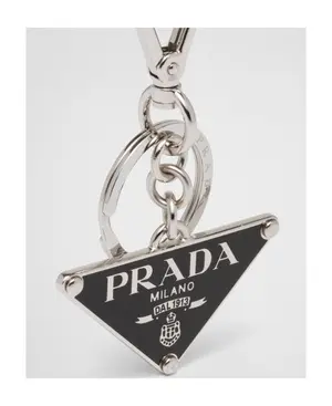 Prada Logo Lettering Keyring