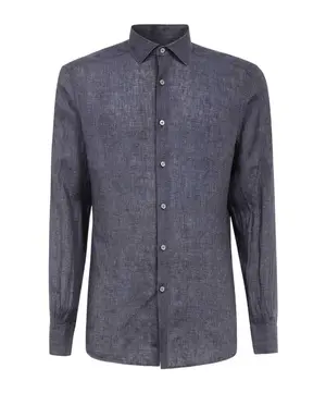 Zegna Long-sleeved Shirt - Gray