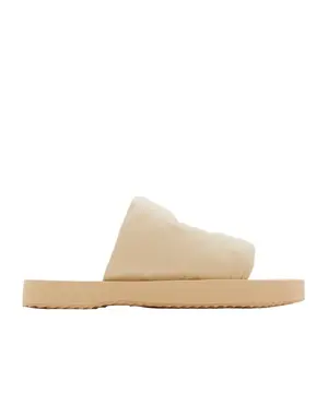 Burberry Equestrian Knight" Padded Slides
