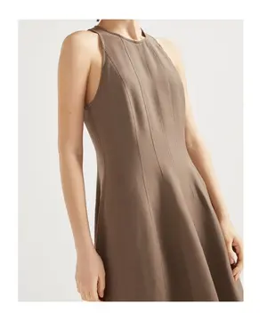 Brunello Cucinelli Sleeveless Crewneck Dress