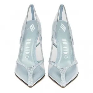 Attico The Venus Embellished Pointed Toe Pumps