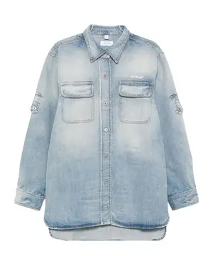 Off-white Pocket Shirts For Women