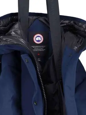 Canada Goose Shelburne Parka With Logo Patch - Blue