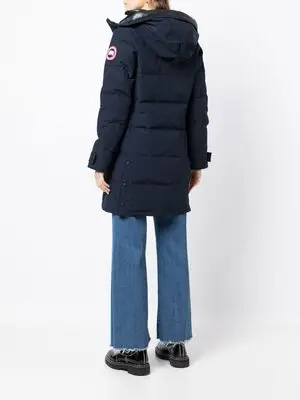 Canada Goose Shelburne Parka With Logo Patch - Blue