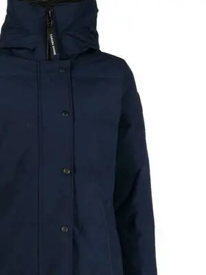 Canada Goose Shelburne Parka With Logo Patch - Blue