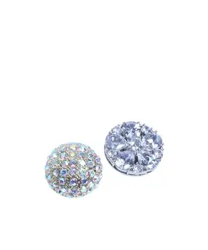 MAISON MARGIELA Embellished Round Earrings