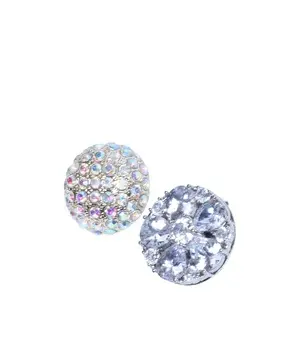 MAISON MARGIELA Embellished Round Earrings