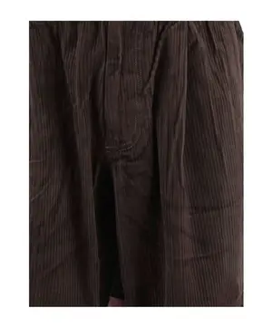 AND WANDER Corduroy Elastic Waist Pants