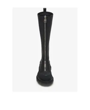 Alexander McQueen Tread Slick Front-zipped Boots